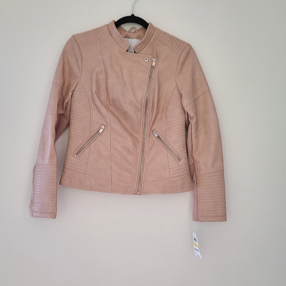 Bar III | Jackets & Coats | Nwt Bar Iii Pearly Sand Quilted Moto Jacket ...